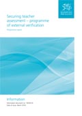 The Key Stages 2 and 3 external verification programme - Hwb